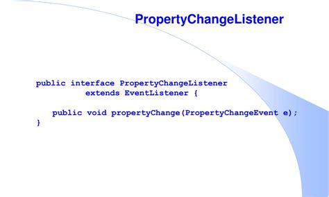 ppt javabeans event handling and properties powerpoint presentation