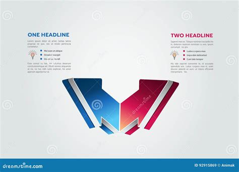 6 Steps Diagram Scheme Flowchart Infographic Element Cartoon Vector