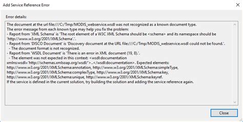 Generating A Wcf Client For Modis Web Service Stack Overflow