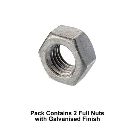 Unifix M10x17 Class 10 Steel Full Nuts Din 934 With 15mm Pitch And