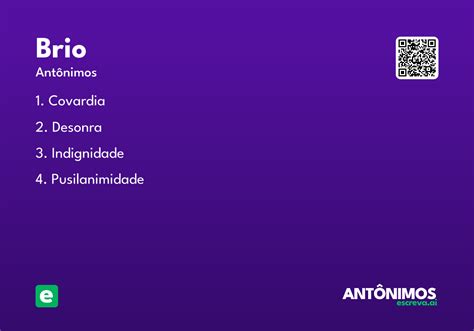 Brio Significado E Sinônimo Escrevaai