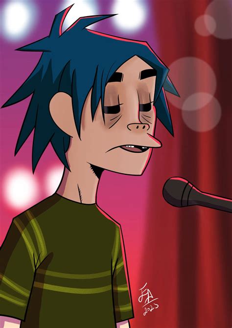 2d Gorillaz By Edwinj22 On Deviantart