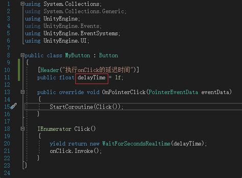 Unity Button按钮延迟 朋丶peng 博客园