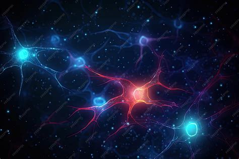 Premium Photo Elegant And Beautiful Abstract Background Representing Neurons And Neural