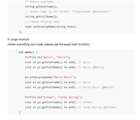 Solved Displayname Username In This Task Write A Program