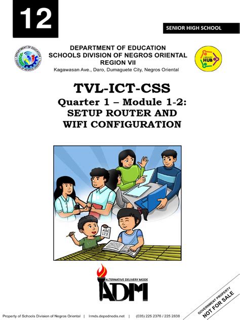 Tvl Ict Css 12 Q1 Week 1 2 Pdf Computer Network Router Computing