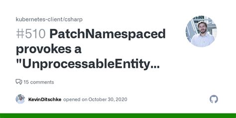 PatchNamespacedDeploymentWithHttpMessagesAsync Provokes A UnprocessableEntity Exception