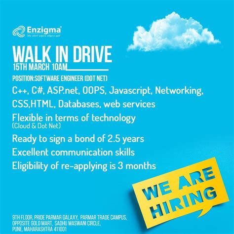 Enzigma On Linkedin Were Looking For A Software Engineer Dot Net With 0 2 Years Experience…