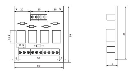 OEM Manufacturer Interlock Access Control Relay Module For 2 Doors S4A