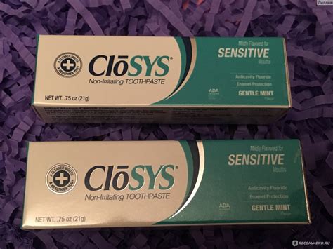 Зубная паста CloSYS Non-Irritating TOOTHPASTE SENSITIVE - ««Сделано на ...