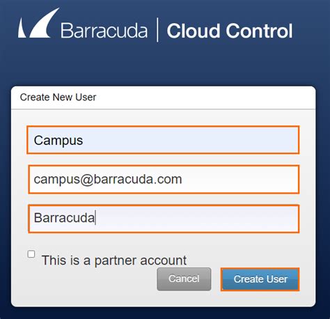 How To Create A Barracuda Cloud Control Account For Barracuda SecureEdge Barracuda Campus