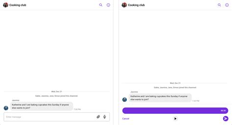 Voice Message Chat React Sdk Sendbird Docs