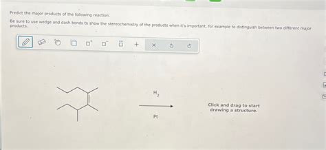 Solved Predict the major products of the following | Chegg.com