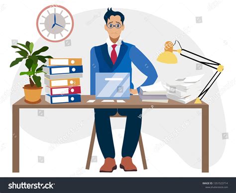 Programmer Work Concept Can Use Web Stock Vector Royalty Free