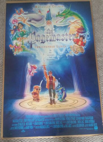 The Pagemaster 1994 Original Movie Poster 27x40 Christopher Lloyd