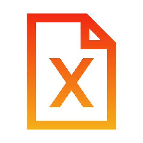 Ícone De Excel Generic Gradient