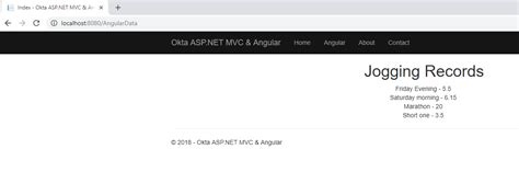 Build a Basic Website with ASP.NET MVC and Angular | Okta Developer