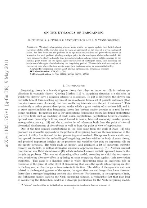 pdf a projected gradient dynamical system modeling the dynamics of