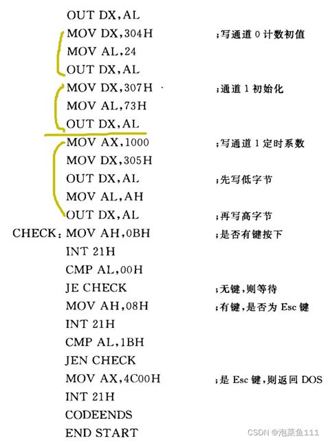 微机原理——定时器8253 8254 学习2应用与设计 csdn博客