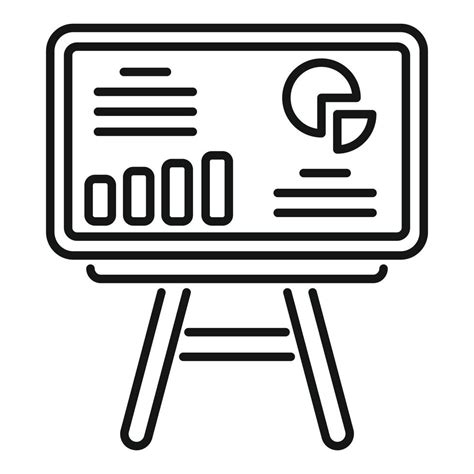 Banner Financial Report Icon Outline Vector Finance Page 15160170