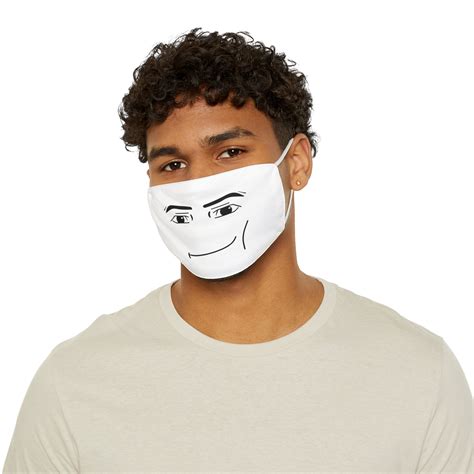 Roblox Man Face Mask Roblox Merch Gamer Ts Gen Z Etsy