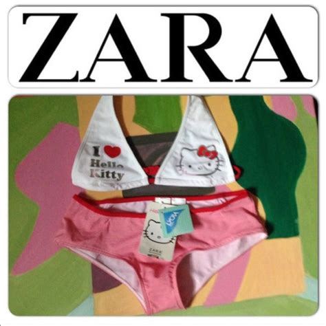 Zara Swim Hello Kitty Swim Suit Set Size Girls Zara Poshmark