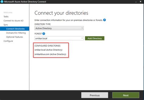 how to sync users from a second domain using ad connect smikar