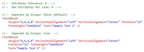 attribute formatting · xavalon xamlstyler wiki · github