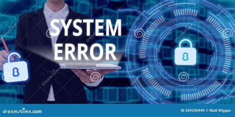 Handwriting Text System Error Conceptual Photo Technological Failure Software Collapse Crash