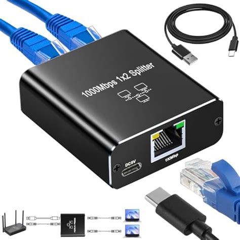 PVBCTCSID Mbps Ethernet Splitter To Network Switch Ethernet Switch RJ LAN Internet