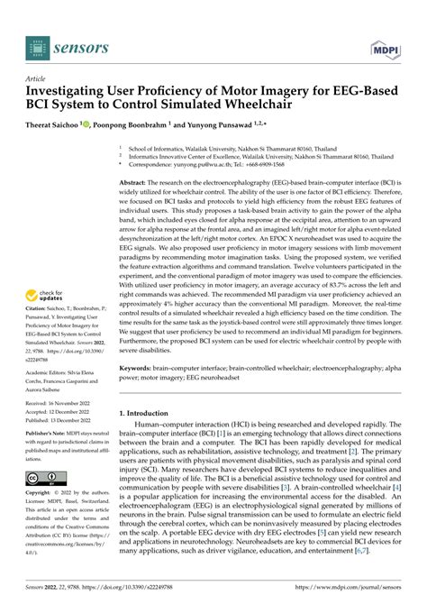 pdf investigating user proficiency of motor imagery for eeg based bci