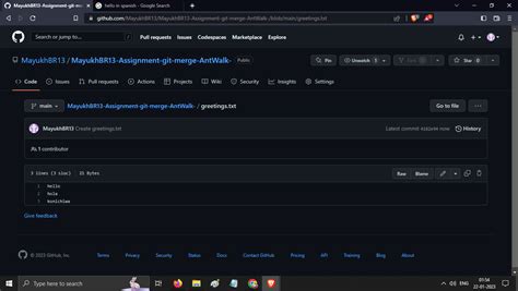 Github Mayukhbr13mayukhbr13 Assignment Git Merge Antwalk