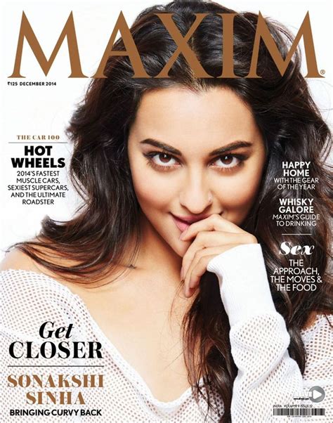 Maxim India December Digital Sonakshi Sinha Maxim Magazine Hottest Photos