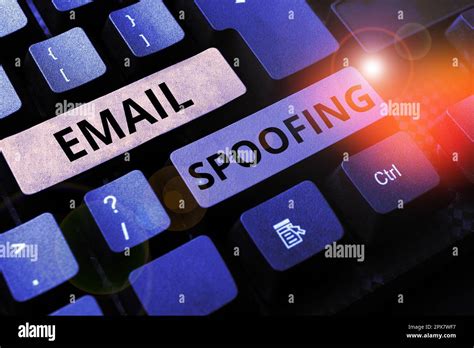 Inspiration Showing Sign Email Spoofing Business Idea Secure The Access And Content Of An Email