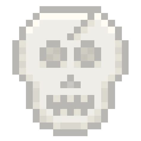 Crâne Pixel Art 32479647 Png