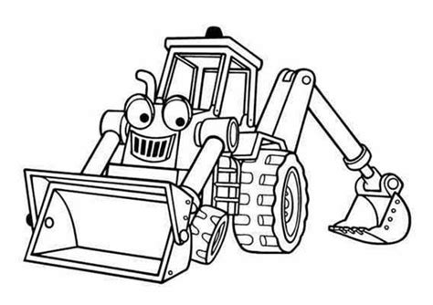 Bob The Builder Scoop Coloring Pages