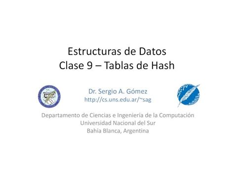Pdf Estructuras De Datos Clase 9tablas De Hashhash Abierto