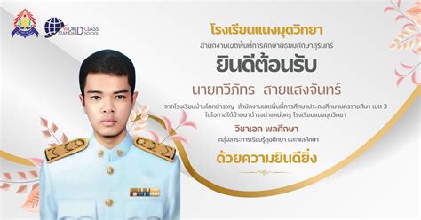 แนงมุดวิทยา 💛🤍โรงเรียนแนงมุดวิทยา 💛🤍 🎉ยินดีต้อนรับ🎉 นายทวีภัทร สายแสงจันทร์ ครู วิชาเอกพลศึกษา