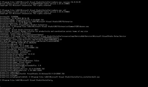 Vswhere Stopped Working With The Version Switch · Issue 247 · Microsoft Vswhere · Github
