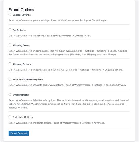 Migrate Store Export And Import Woocommerce Settings Para Wordpress Descargar
