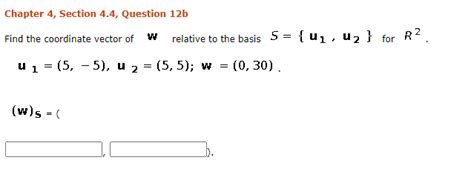 solved chapter 4 section 4 4 question 11a find the