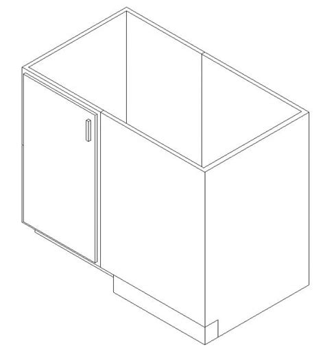 Revitcity Com Object Base Cabinet 36 Blind Corner