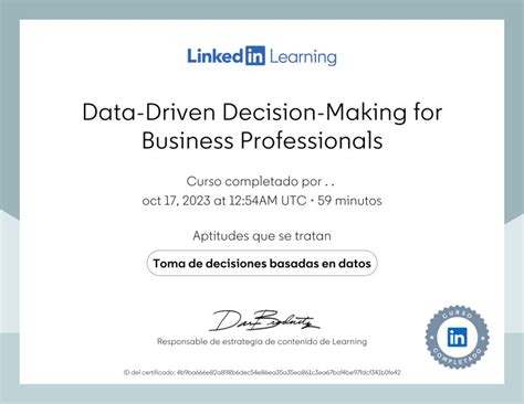 On Linkedin Certificate Of Completion