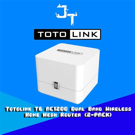 Jual Totolink T6 Ac1200 Wireless Dual Band Mesh Router 2 Pack