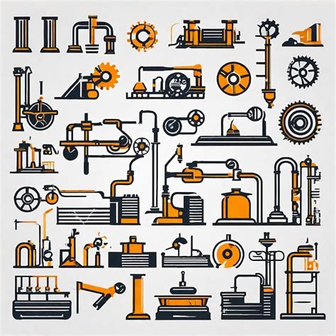 Efficient And Streamlined Industrial Processes Premium Ai Generated Image