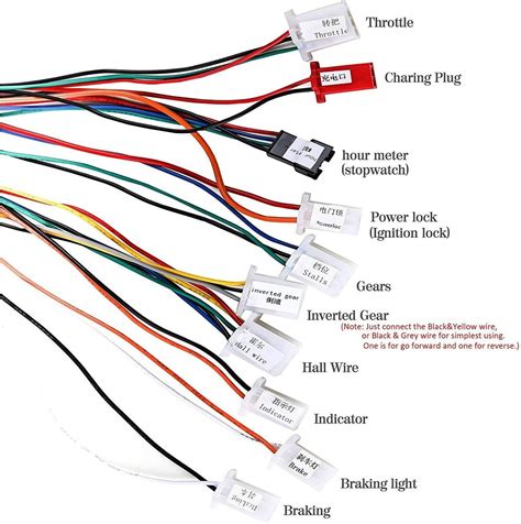 Buy ZXTDR Set High Speed 48V DC 1800W Brushless Electric Motor Controller Wiring Harness