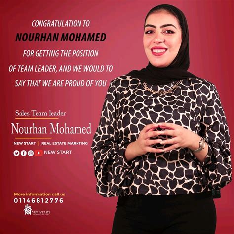 New Start Real Estate On Linkedin Congratulation To Nourhan Mohamed