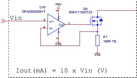 OP Dengan Output Pada Saluran N MOSFET