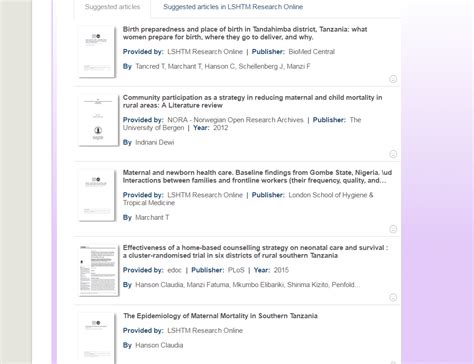 Finding Similar Articles Via Lshtm Research Online Library Archive Open Research Services Blog