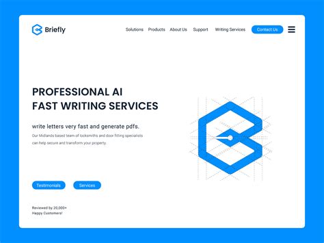 Briefly Saas Product Write Web App Logo Design On Behance